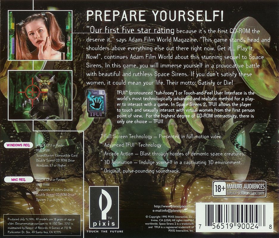 Space Sirens 2: Megababes from Ajia cover or packaging material - MobyGames