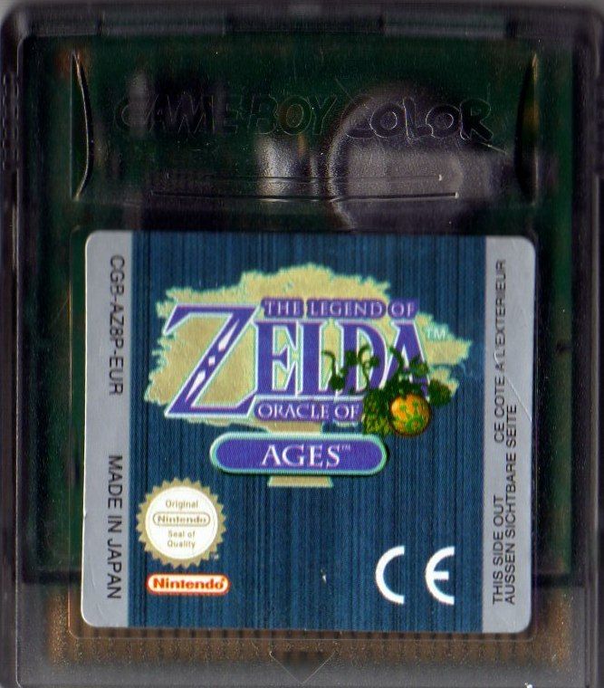 The Legend of Zelda: Oracle of Ages cover or packaging material - MobyGames