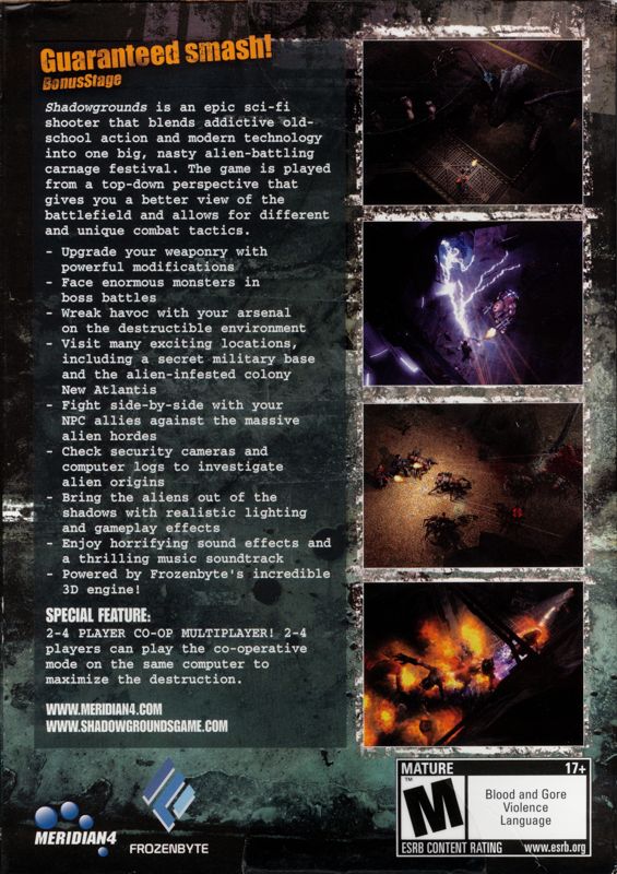 Shadowgrounds cover or packaging material - MobyGames