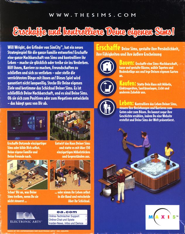 The Sims cover or packaging material - MobyGames