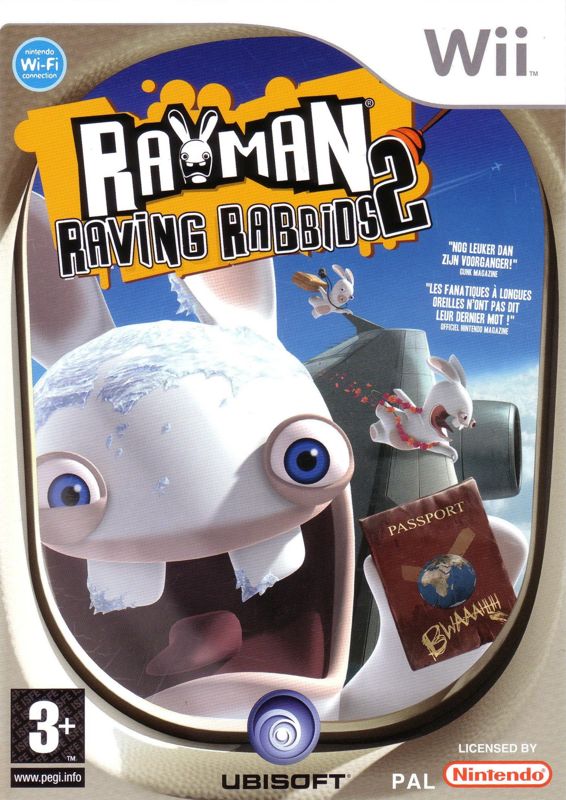 Rayman: Raving Rabbids 2 cover or packaging material - MobyGames