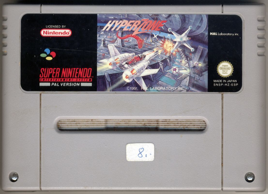 HyperZone cover or packaging material - MobyGames