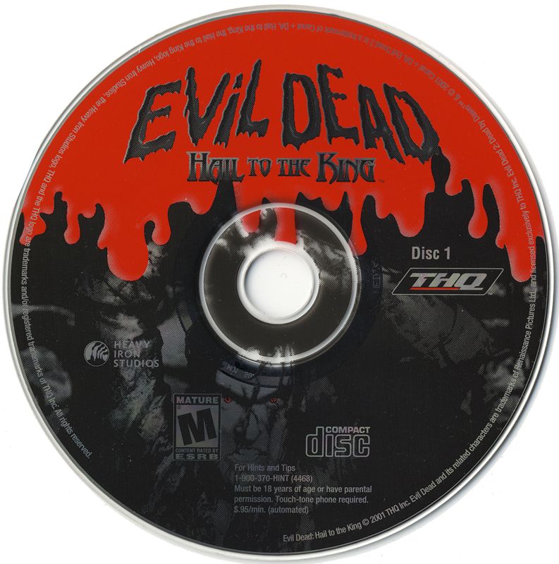 Evil Dead: Hail to the King cover or packaging material - MobyGames