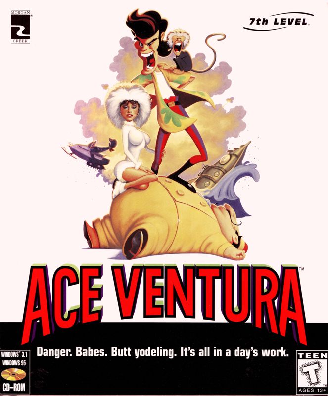 Ace Ventura promo art, ads, magazines advertisements - MobyGames