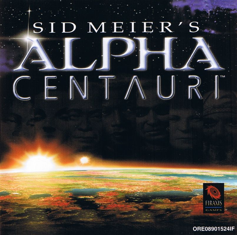 Sid Meier's Alpha Centauri cover or packaging material - MobyGames