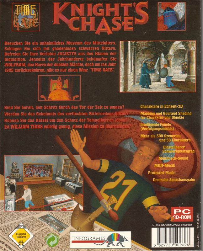Time Gate: Knight's Chase cover or packaging material - MobyGames