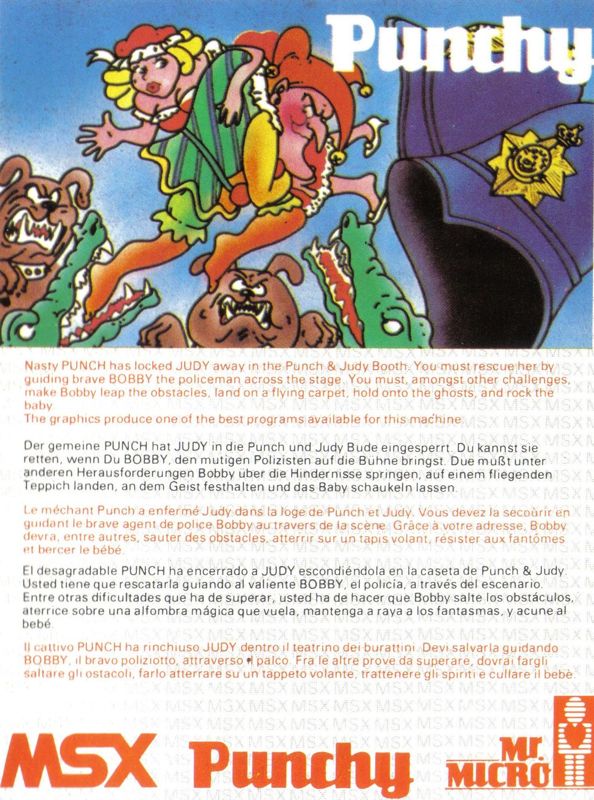 Punchy cover or packaging material - MobyGames