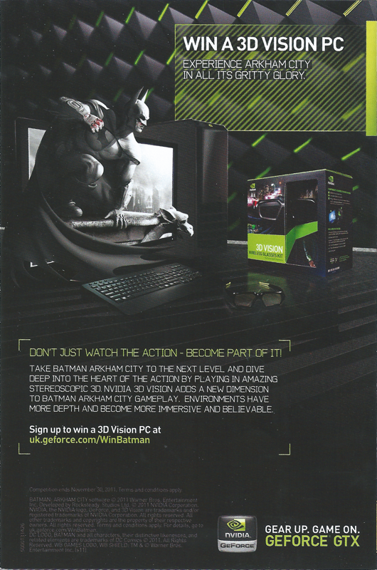 Batman: Arkham City cover or packaging material - MobyGames