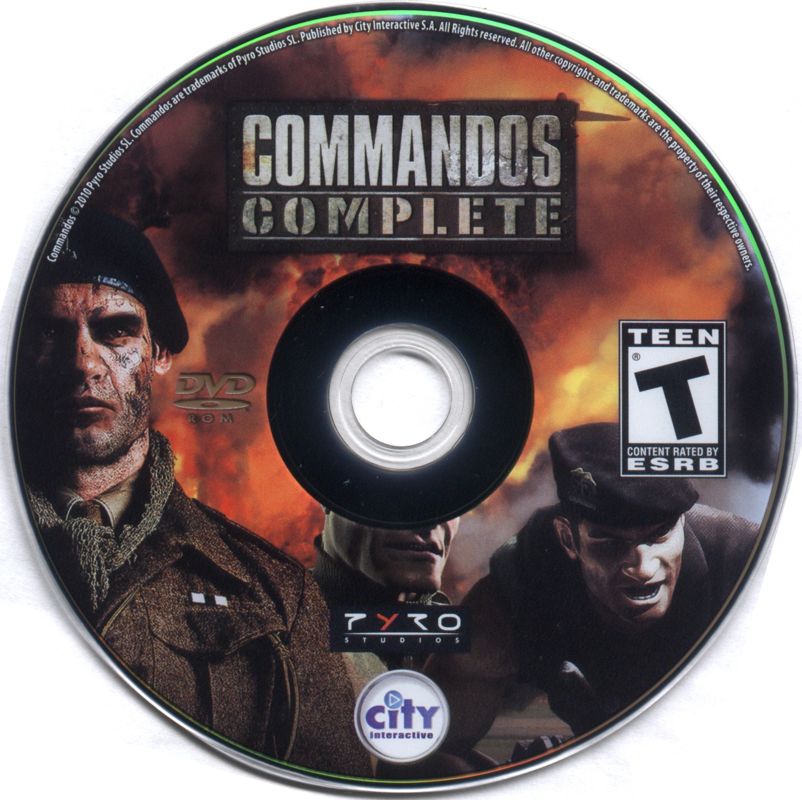 Commandos: Complete cover or packaging material - MobyGames
