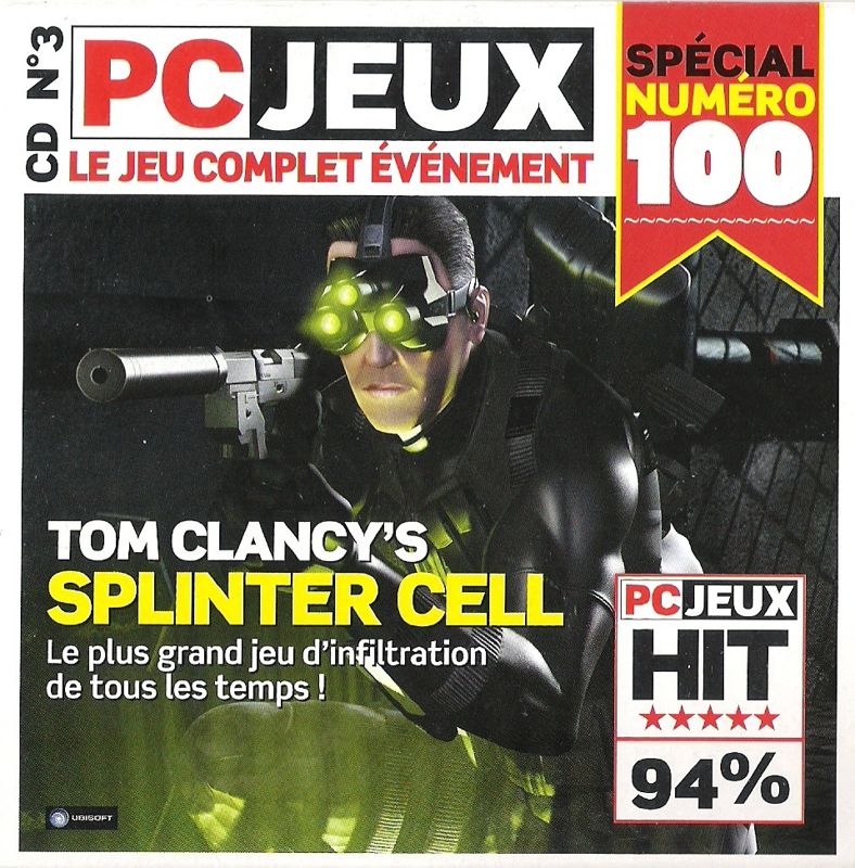 Tom Clancy's Splinter Cell cover or packaging material - MobyGames