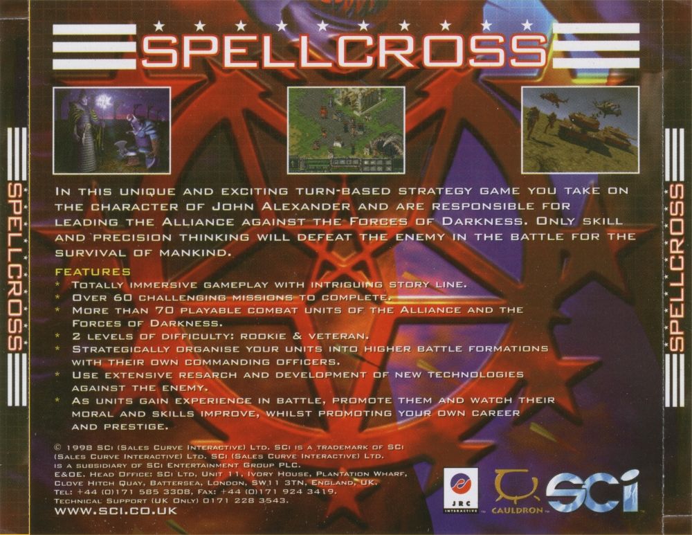 Spellcross cover or packaging material - MobyGames