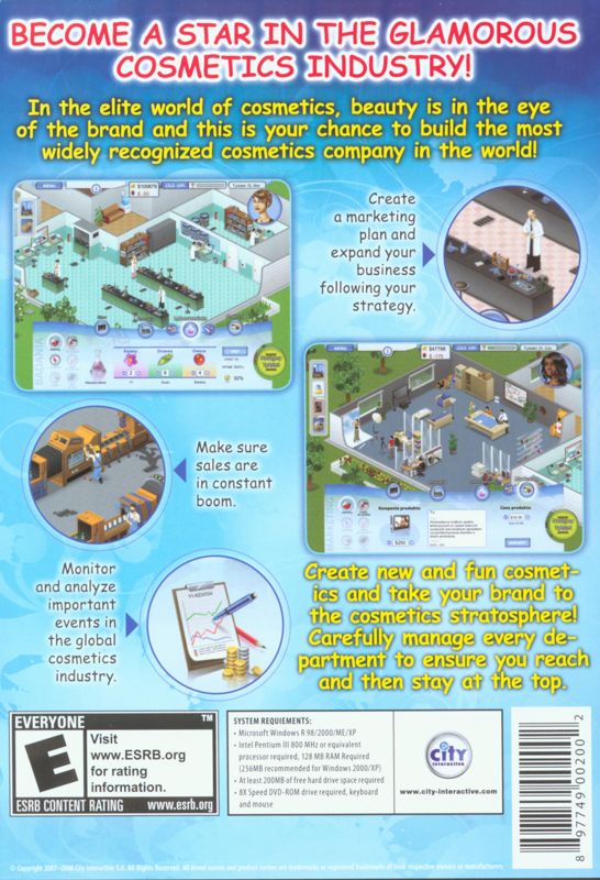 Beauty Factory cover or packaging material - MobyGames