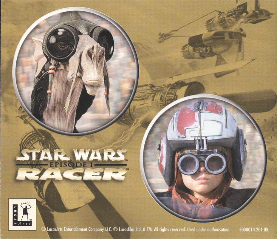 Star Wars: Episode I - Racer cover or packaging material - MobyGames
