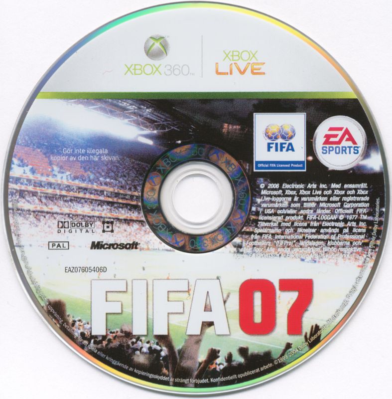 FIFA Soccer 07 cover or packaging material - MobyGames