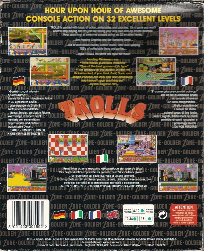 Trolls cover or packaging material - MobyGames