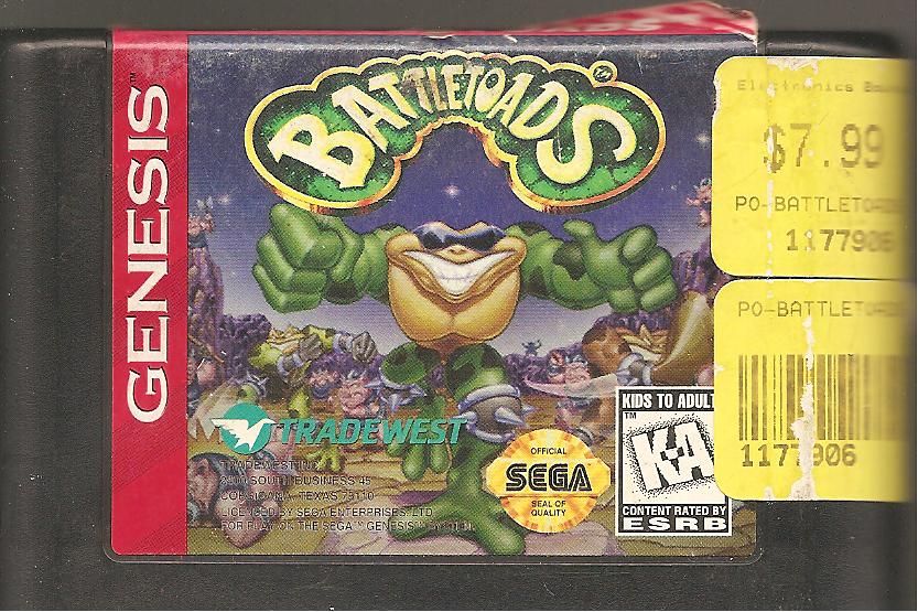 Battletoads cover or packaging material - MobyGames