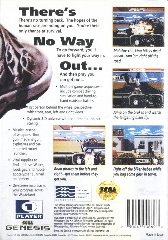 Outlander cover or packaging material - MobyGames