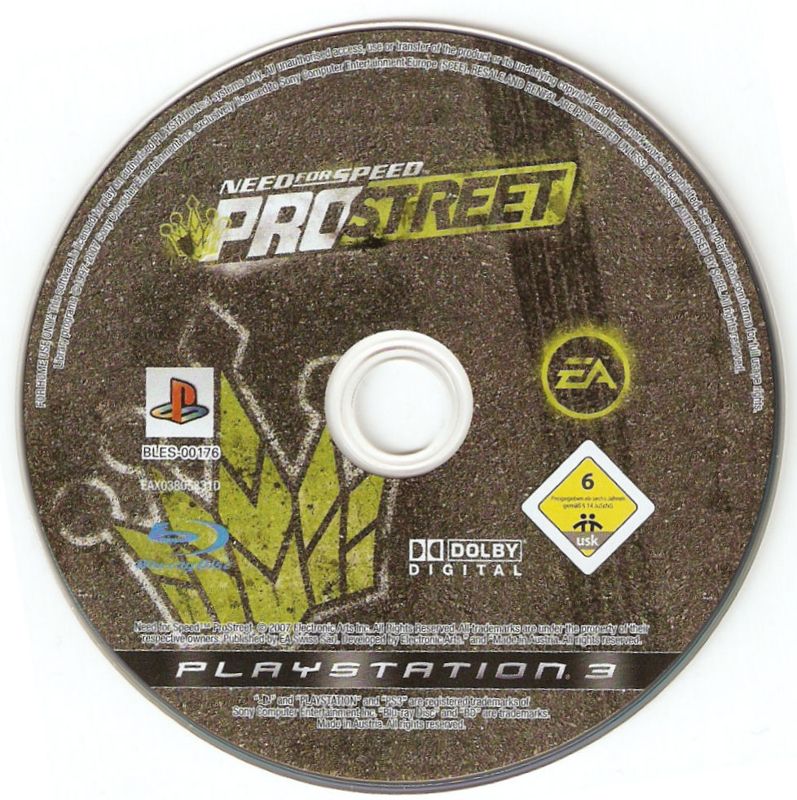 Need for Speed: ProStreet cover or packaging material - MobyGames