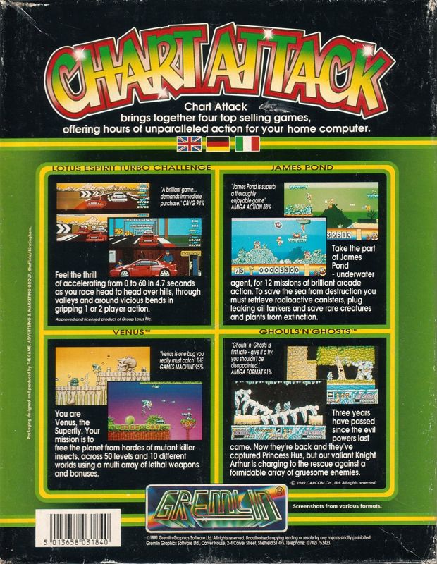 Chart Attack cover or packaging material - MobyGames
