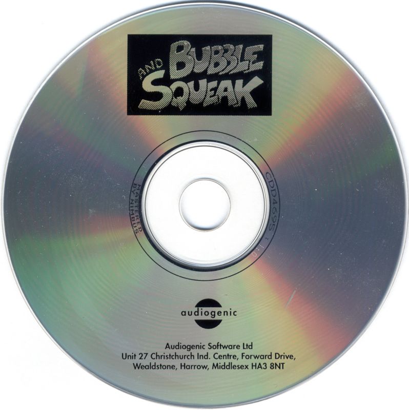 Bubble and Squeak cover or packaging material - MobyGames