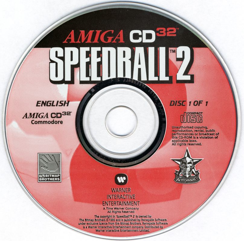 Speedball 2: Brutal Deluxe cover or packaging material - MobyGames