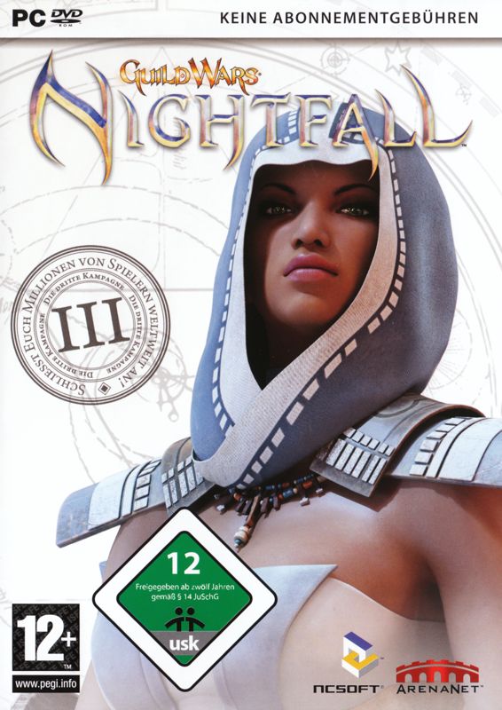 Guild Wars: Nightfall cover or packaging material - MobyGames