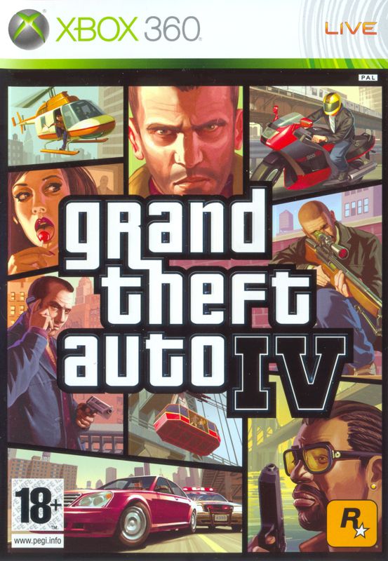 Grand Theft Auto IV cover or packaging material - MobyGames