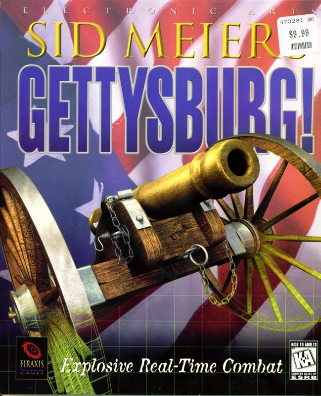 Sid Meier's Gettysburg! cover or packaging material - MobyGames