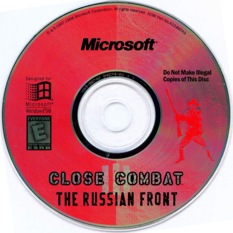 Close Combat III: The Russian Front cover or packaging material - MobyGames