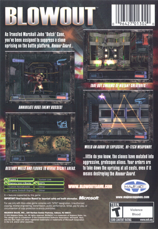 Blowout cover or packaging material - MobyGames