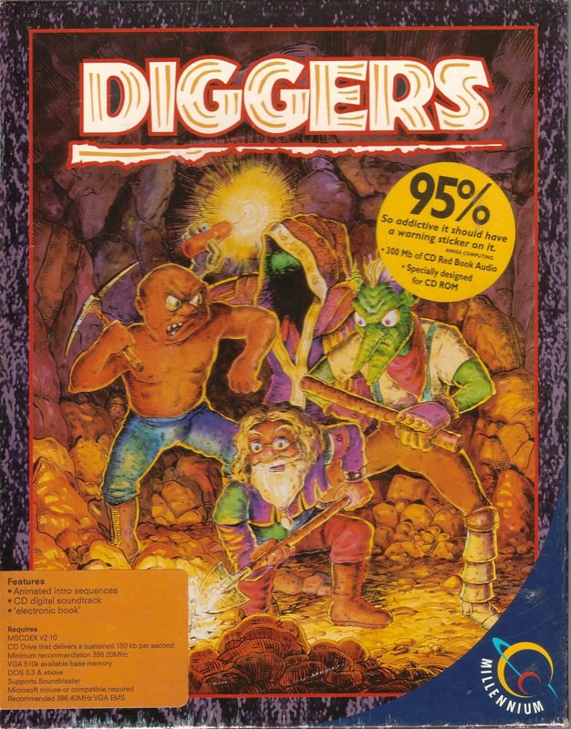 Diggers cover or packaging material - MobyGames