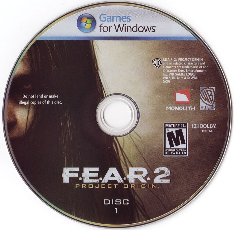 F.E.A.R. 2: Project Origin cover or packaging material - MobyGames
