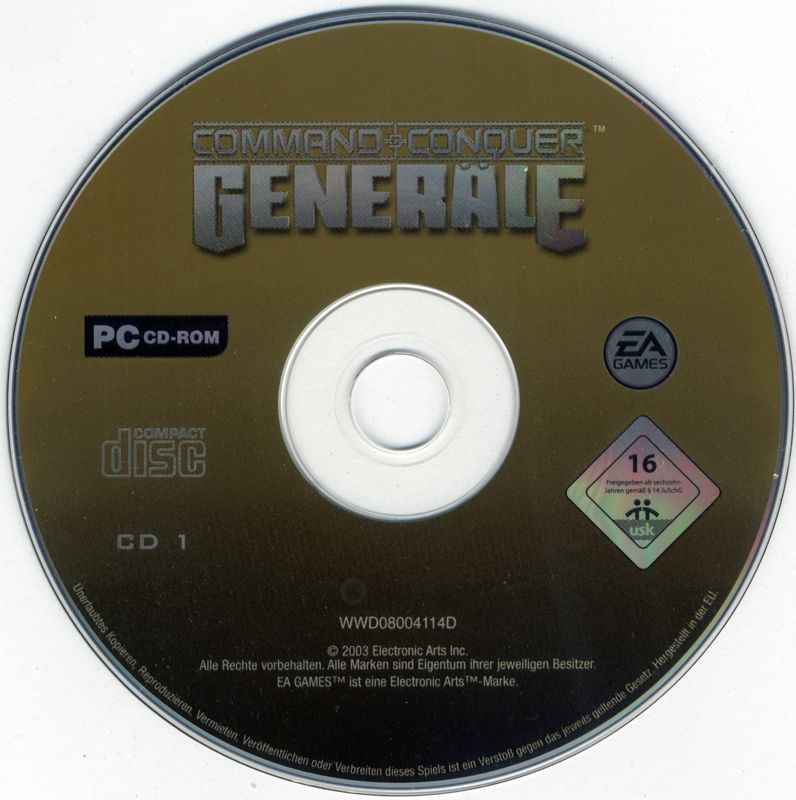 Command & Conquer: Generals cover or packaging material - MobyGames