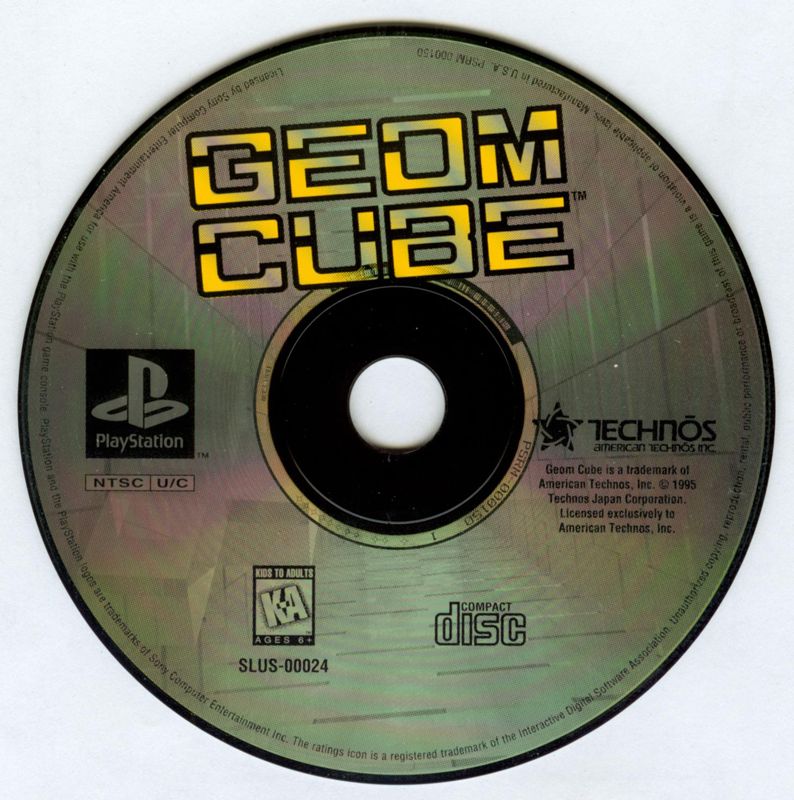 Geom Cube cover or packaging material - MobyGames