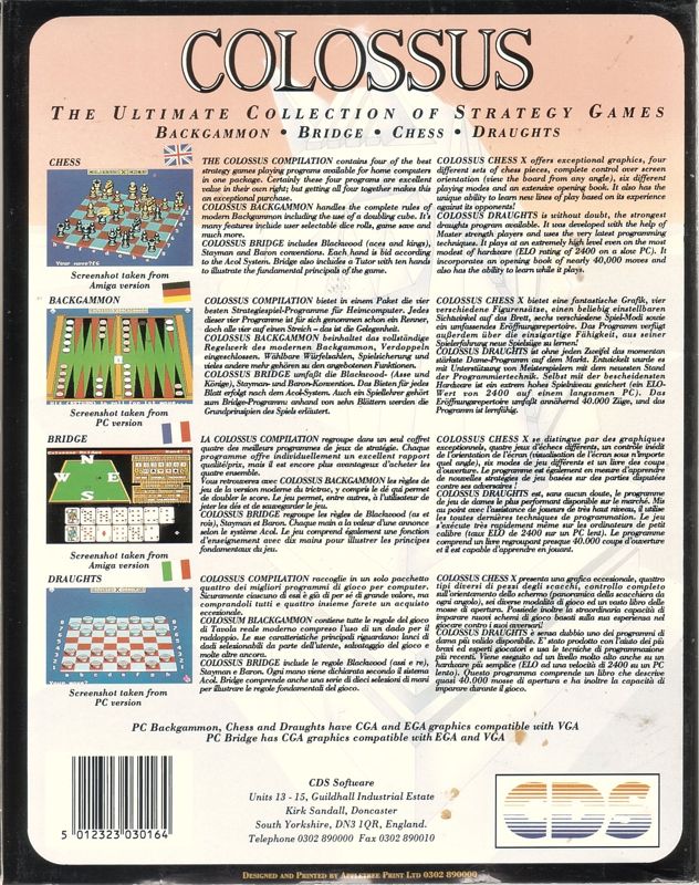 Colossus: The Ultimate Collection of Strategy Games cover or packaging ...