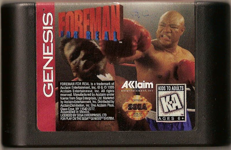 Foreman for Real cover or packaging material - MobyGames