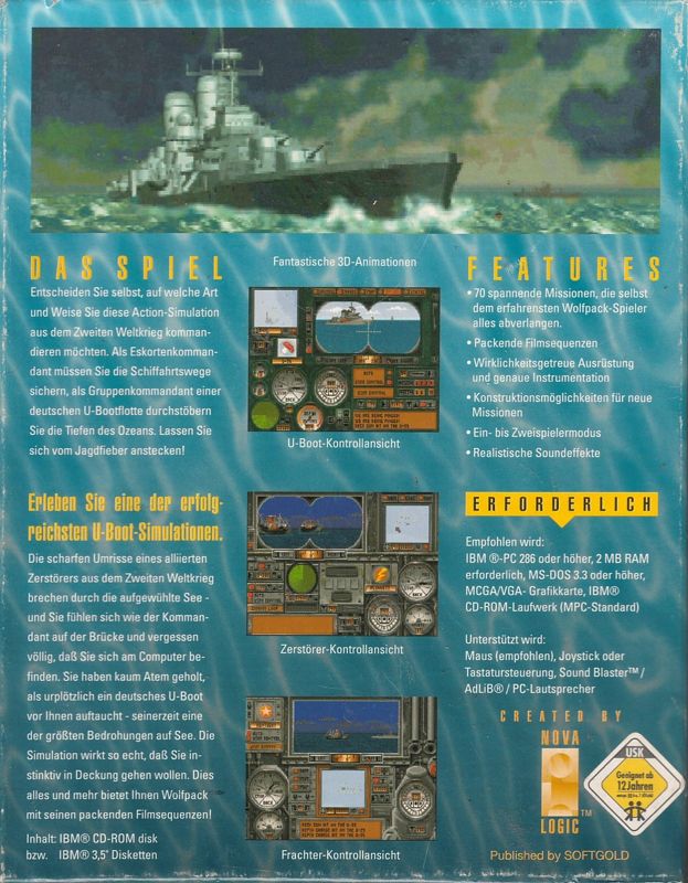 Wolf Pack cover or packaging material - MobyGames