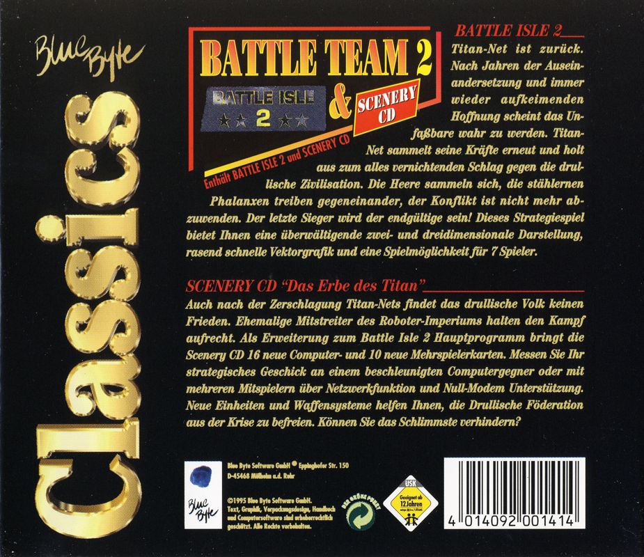 Battle Team 2 cover or packaging material - MobyGames