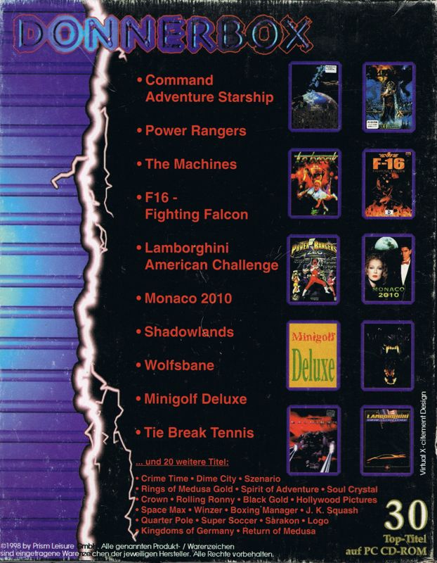 Donnerbox cover or packaging material - MobyGames