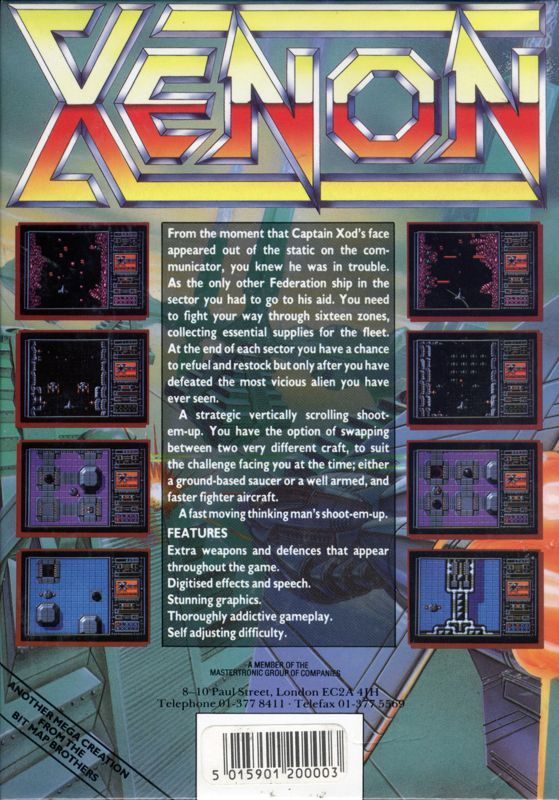 Xenon cover or packaging material - MobyGames