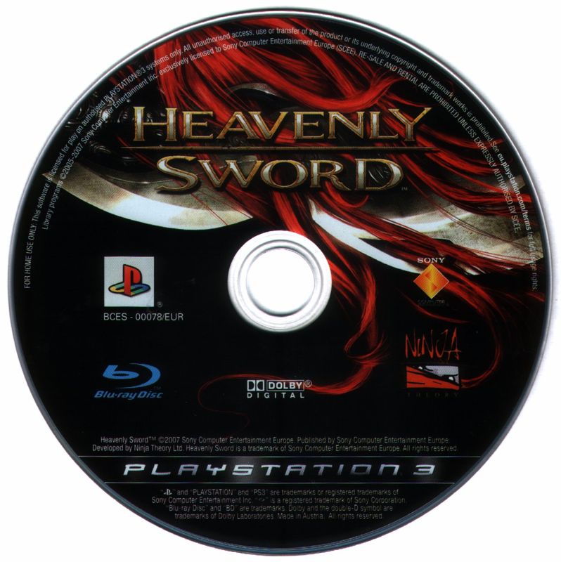 Heavenly Sword Cover Or Packaging Material Mobygames