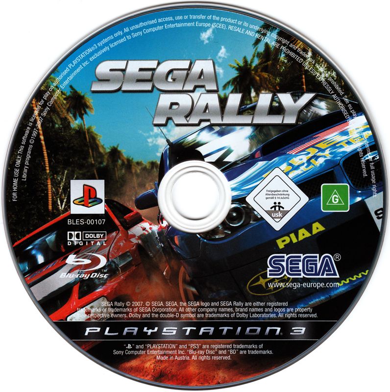 SEGA Rally Revo cover or packaging material - MobyGames