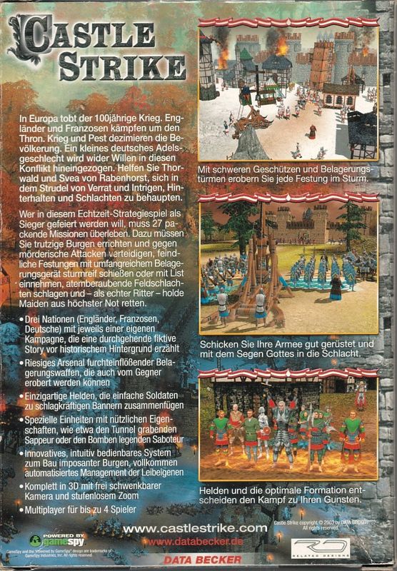 Castle Strike cover or packaging material - MobyGames