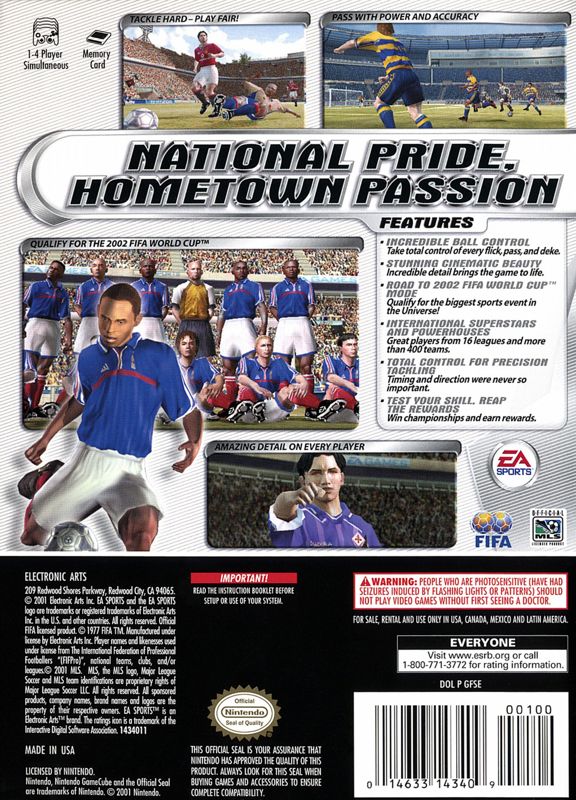FIFA Soccer 2002: Major League Soccer cover or packaging material ...