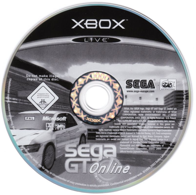 Sega GT Online cover or packaging material - MobyGames