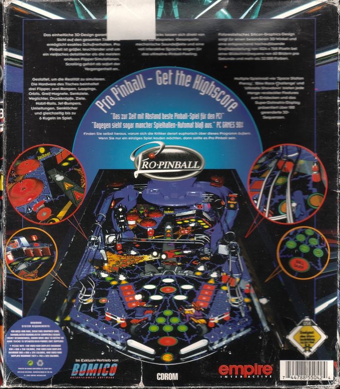 Pro Pinball: The Web cover or packaging material - MobyGames
