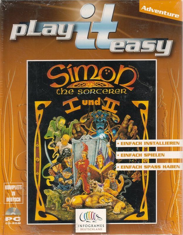 Simon the Sorcerer I & II cover or packaging material - MobyGames