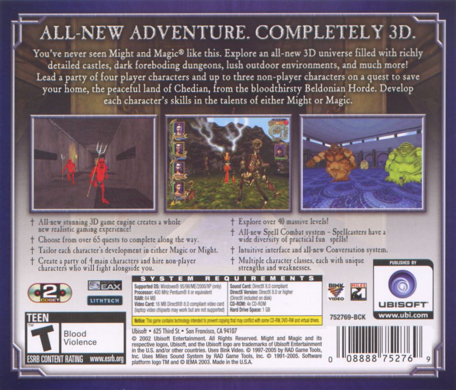 Might and Magic IX cover or packaging material - MobyGames