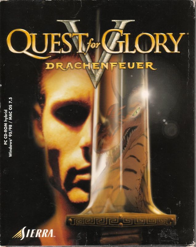 Quest for Glory V: Dragon Fire cover or packaging material - MobyGames