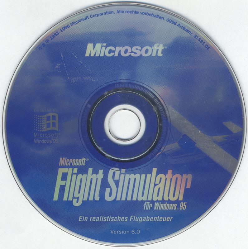 Microsoft Flight Simulator for Windows 95 cover or packaging material ...